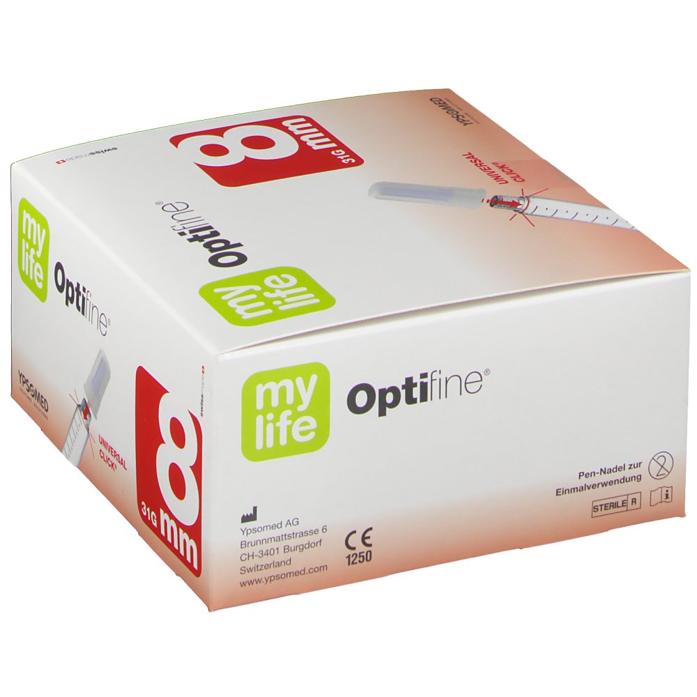 MYLIFE Optifine Pen-Nadeln 8 mm - shop-apotheke.ch